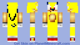 super sonic Minecraft Skin