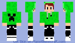 crepper gang member remake Minecraft Skin