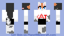 robot cat Minecraft Skin