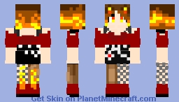 Sinder The hellhound Minecraft Skin