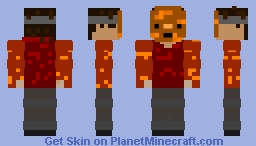 Carlos infinito versión Neptuno Minecraft Skin