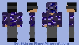 Carlos infinito versión Neptuno Minecraft Skin