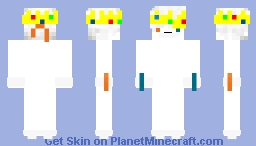 Creamyboi with technos crown Minecraft Skin