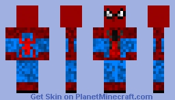 spiderman Minecraft Skin