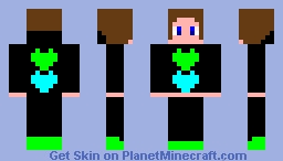 Neon Boy Minecraft Skin