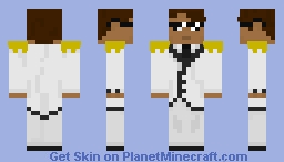 White Tux Minecraft Skin
