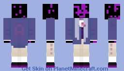 Ashswag Purple Pelicans team skin Minecraft Skin