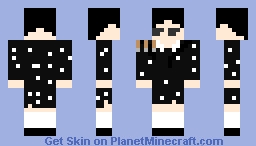 Wednesday Addams and Thing Minecraft Skin