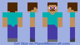 Simple Steve Minecraft Skin