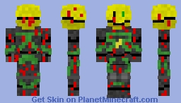 Bloody Smiley Minecraft Skin