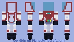 Mouring spacesuit "Tear" Minecraft Skin