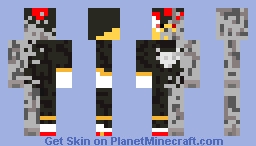 MELTED shadow in iron Minecraft Skin