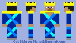 King Steve X Minecraft Skin