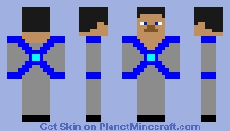 Gray Steve Minecraft Skin