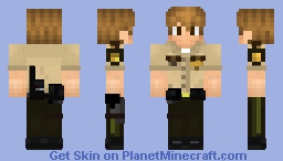 sheriff agent34 Minecraft Skin