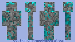 diamond block Minecraft Skin