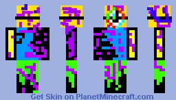 glitched noob Minecraft Skin