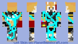 Nine with nanoganlet Minecraft Skin