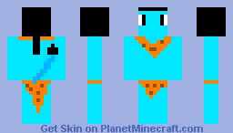 orange navi Minecraft Skin