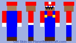 Mario Minecraft Skin