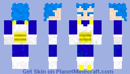 vegeta ssgss Minecraft Skin
