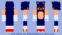 Sonic.exe Minecraft Skin