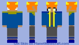 blue Minecraft Skin