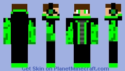 GAMER VERT Minecraft Skin