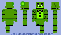 phantom freddy Minecraft Skin