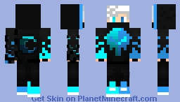 Blue gamer boy Minecraft Skin