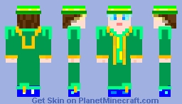 Green Suit Poggers Dude! Minecraft Skin