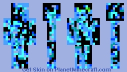 blue skin Minecraft Skin