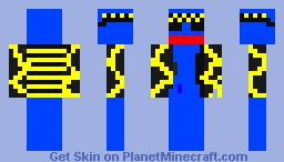 caution Minecraft Skin