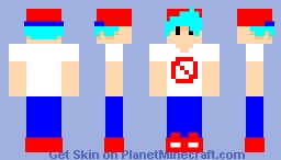 BF from fnf Minecraft Skin