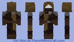 [X] Woodland Hunter Camo Minecraft Skin
