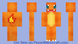 Charmander Minecraft Skin