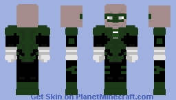Green Lantern (Aa) | Universal War Minecraft Skin