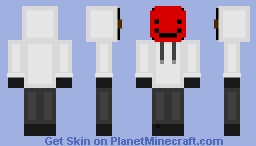 Red Mask 2 Minecraft Skin