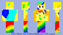 rainbow Minecraft Skin