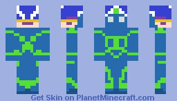Blue Man Minecraft Skin