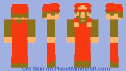 SMB1 - Mario Minecraft Skin