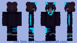 blue devil Minecraft Skin