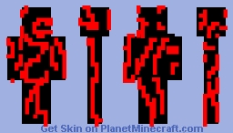 lava man Minecraft Skin