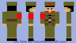 North Korean military uniforms Minecraft Skin
