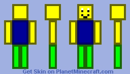Cartoon Noob Minecraft Skin