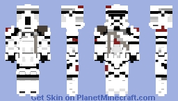 327th Star Corps Clone Commander Bly Minecraft Skin