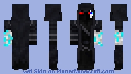 shadow with robot arm Minecraft Skin