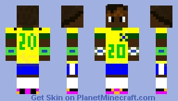 Vini Jr Minecraft Skin