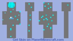 Diamond Man Minecraft Skin