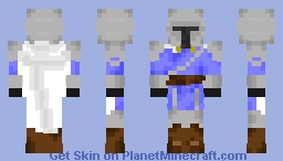 Blue Royal Knight Minecraft Skin